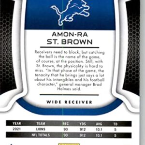 Football NFL 2022 Panini Certified #35 Amon-Ra St. Brown NM Near Mint Lions