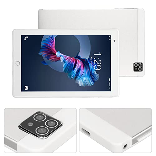 for Tablet, Gaming Tablet 4GB 64GB RAM Front 2.0 Megapixel Silver 1920x1200 (US Plug)