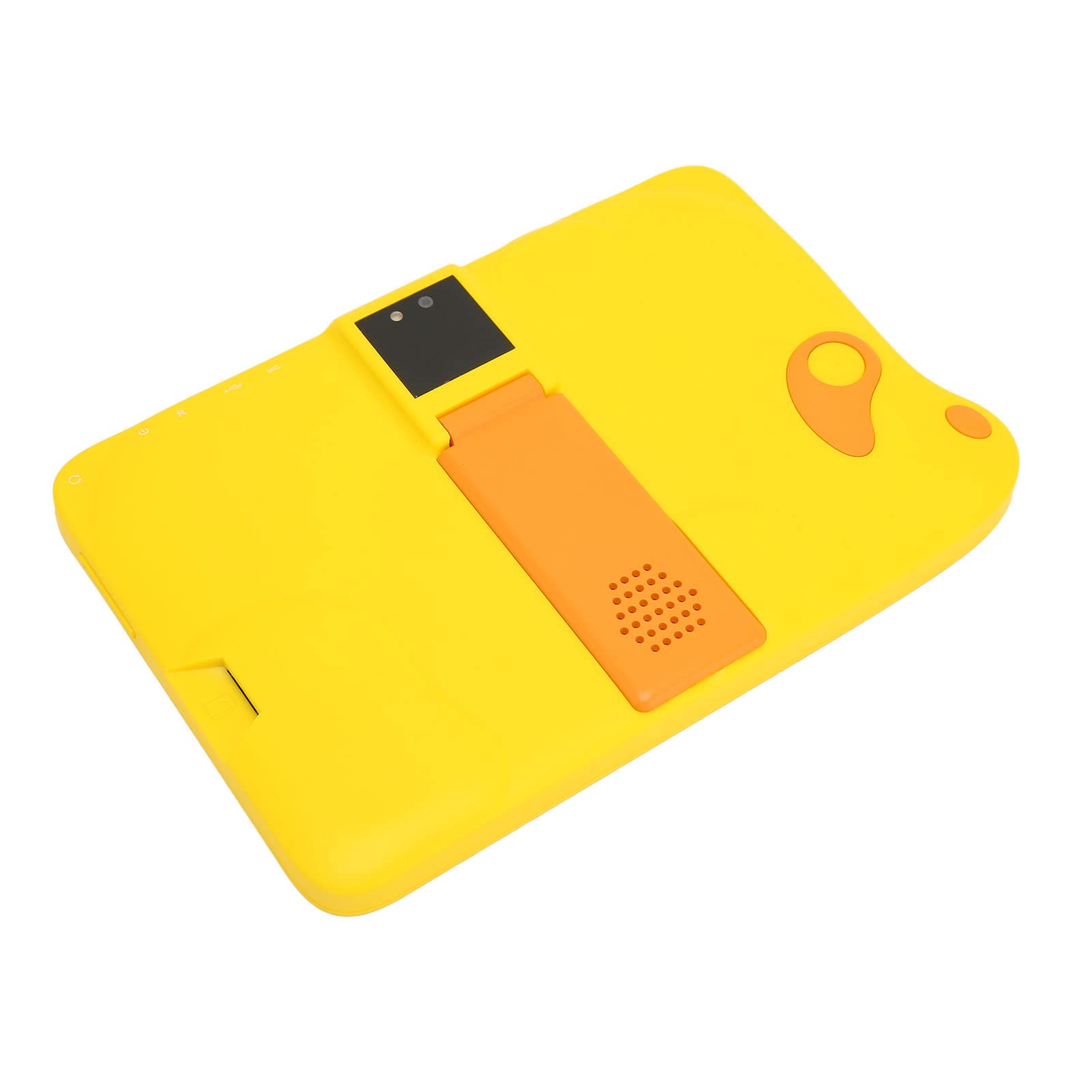 Qinlorgo Kids Tablet, 2.4G 5G WiFi 8 Core US Plug 100-240V 5MP Front 8MP Rear HD Reading Tablet for Android 10.0 (Yellow)