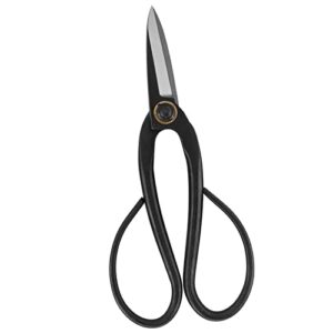 qqmora bonsai shear, pruning scissor sturdy plant shears high efficiency for roots branches trimming tool