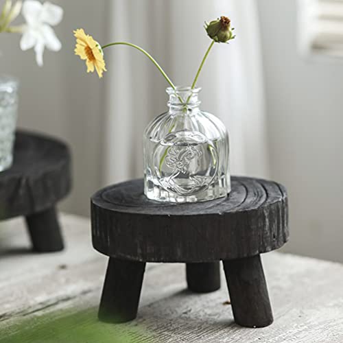 Abaodam Wooden Round Mouton Potted Flower