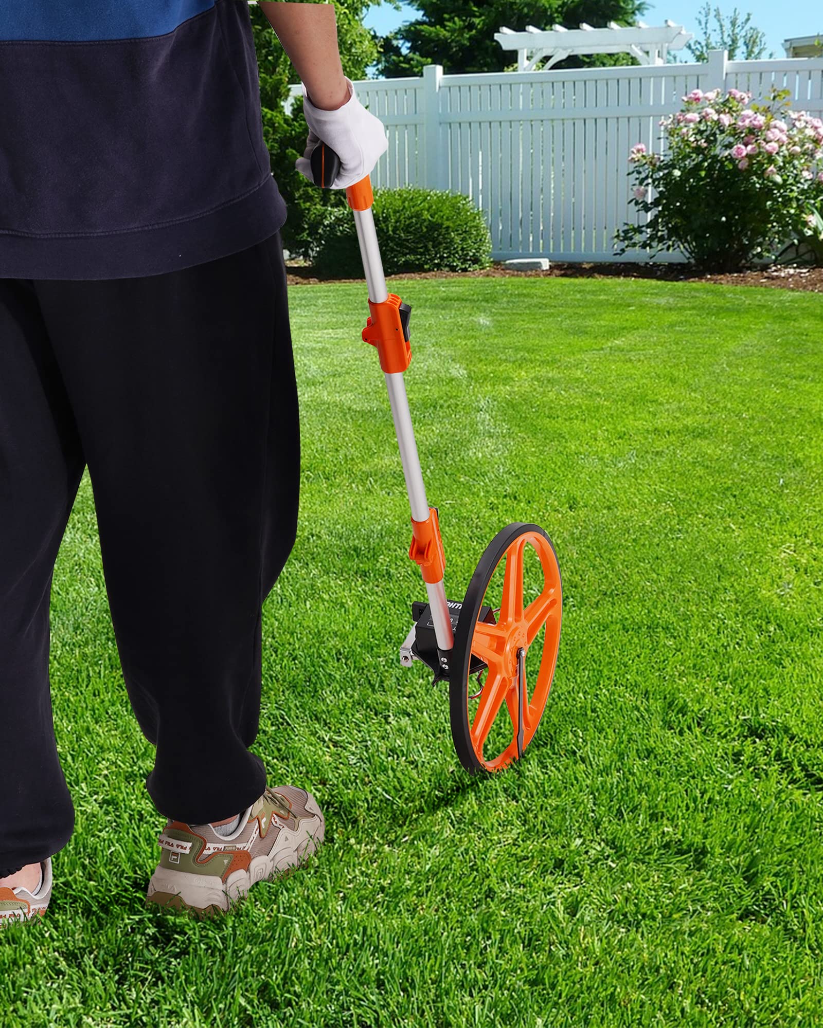 Measuring Wheel in Feet and Inches, 12in Foldable Measuring Wheels, with Cloth Handbag