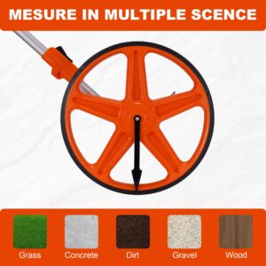 Measuring Wheel in Feet and Inches, 12in Foldable Measuring Wheels, with Cloth Handbag