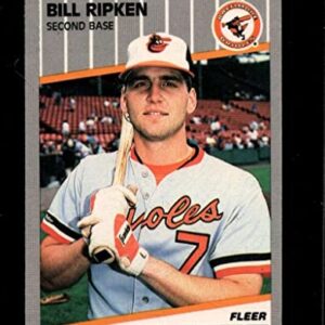 1989 FLEER #616E BILLY RIPKEN NMMT ORIOLES