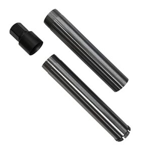 5" diameter extendable high performance wet core drill bit, 14" drill head + 12" tubing extension, wet only, 1-1/4"-7 arbor