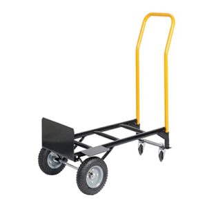 Moving Platform Hand Truck,Purpose 2 Wheel Dolly Cart and 4 Wheel with Swivel Wheels 330 Lbs Capacity Heavy for Warehouse/Garden/Grocery