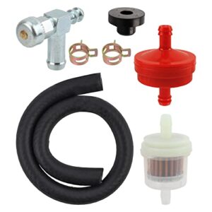 motoall fuel gas tank grommet bushing shut off valve kit for craftsman coleman generator