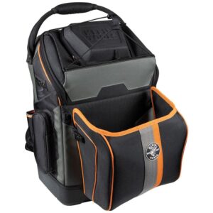 ironworker and welder backpack, fire resistant exterior, 27 pockets, hold welding helmet, hard hat, 36-inch connecting bar