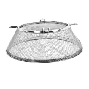 CRAFTSMAN 19.5" Spark Screen for Smokeless Fire Pit Stainless Steel Mesh Lid Outdoor Fire Safety for Backyard Bonfires