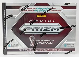 2022 panini prizm fifa world cup qatar soccer blaster box (24 cards total)