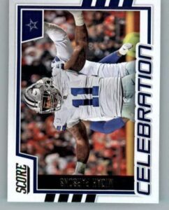 2022 score celebration #1 micah parsons dallas cowboys nfl football trading card