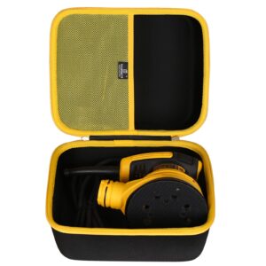 tourmate hard travel case compatible with dewalt random orbit sander (dwe6423) / dewalt palm sander (dwe6411k), case only