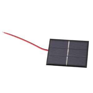 2Pcs 0.65W 1.5V Mini Solar Panel, Portable Solar Panel DIY Power Module Battery Charger for Solar Courtyard Lamp Street Lamp Lighting