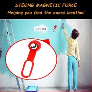 Magnetic Stud Finder Wall Scanner, Studball with 27 Pounds of Pull Magnetic Power, No Battery Required Magnetic Stud Finder for Detected and Located Stud Edges Ceramic Tiling Wood Christmas Gifts