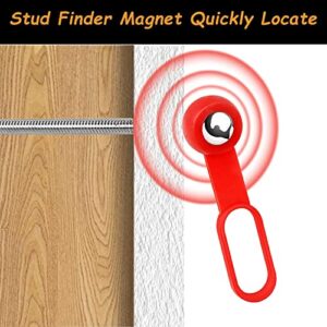 Magnetic Stud Finder Wall Scanner, Studball with 27 Pounds of Pull Magnetic Power, No Battery Required Magnetic Stud Finder for Detected and Located Stud Edges Ceramic Tiling Wood Christmas Gifts