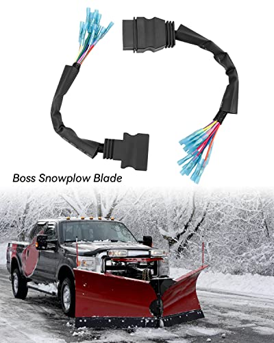 NTSUMI MSC04754 Snow Plow Wiring Harness Repair Kit Fit for All Boss 13 Pin Plows Replace MSC04753 1304745 1304744 MSC03744 MSC03743 MSC04581, 2 Pack