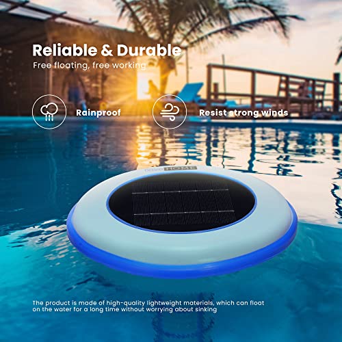 VIVOHOME Solar Pool Ionizer Chlorine-Free Sun Shock & Water Purifier Automatic Pool Cleaner Up to 35,000 Gal