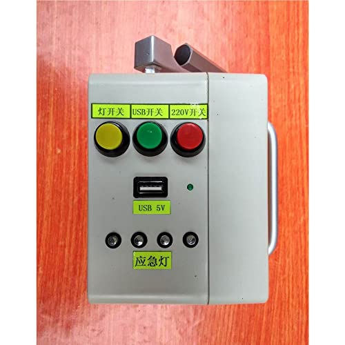 30W Outdoor Hand Crank Generator Power Station AC 220V DC 12V USB 5V Quick Charge Outdoor Portable Manual Crank Generator