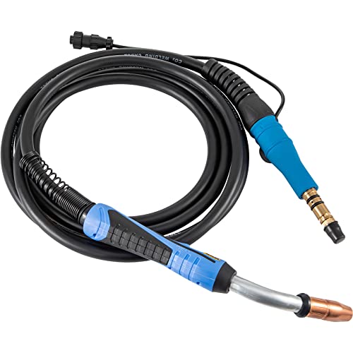 VEVOR Mig Welding Gun 250Amp 15Ft, fit for Torch Welder Gun Miller Welding Gun M-25 Welding Torch Stinger Replacement fit for Miller M-25 Part Number 169598 fit 0.030"-0.035" Wire