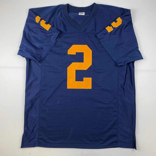 Autographed/Signed Charles Woodson Michigan Blue College Football Jersey JSA COA