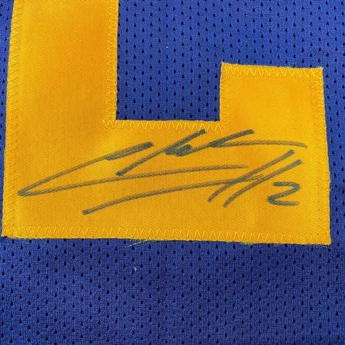 Autographed/Signed Charles Woodson Michigan Blue College Football Jersey JSA COA