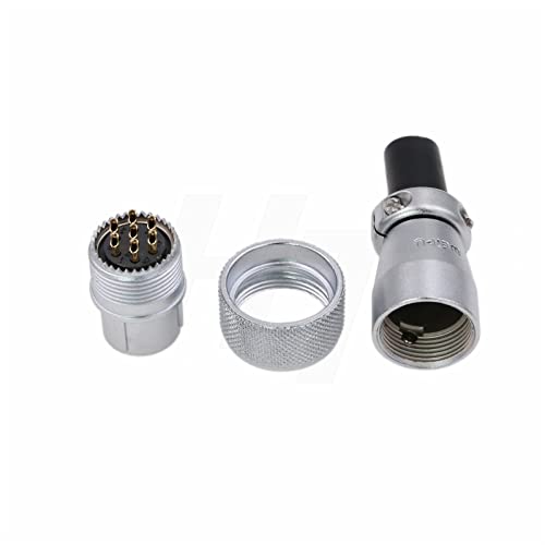 HangTon WS16 7 Pin 5A Power Connector Heavy Duty Industrial Aviation Circular Metal Solar Automotive Outdoor Application