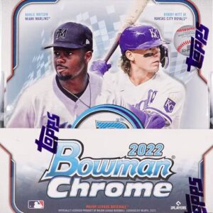 2022 Bowman Chrome MLB Baseball HOBBY box (12 pks/bx)