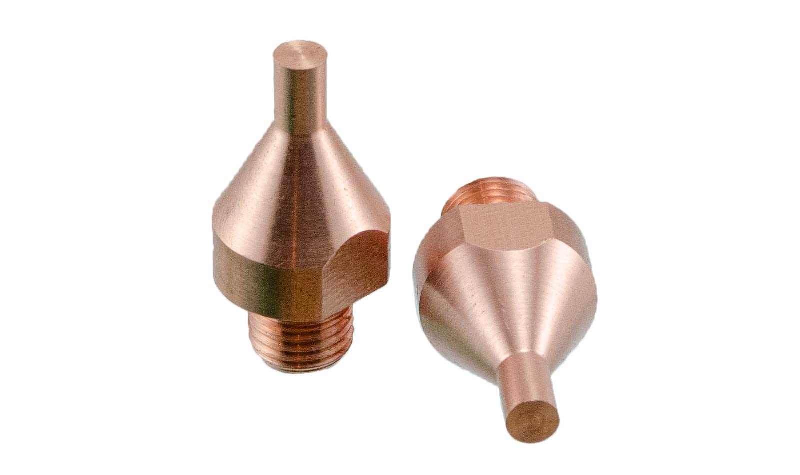 Close Clearance Spot Welding Tips 3/16" w/ 3/8-24 Thread Fits Miller style Spot Welders - 1 Pair