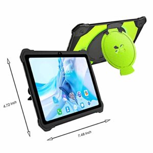 Tablet Laptop for Kids, 7 Inch Android Tablet with 1080P High Definition Screen, 16GB WiFi Bluetooth Game Video Learning Tablet with SIM Card Communication Function