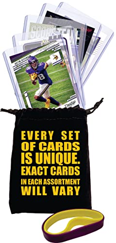 Justin Jefferson (5) Minnesota Vikings LSU Football Trading Cards Assorted Gift Pack