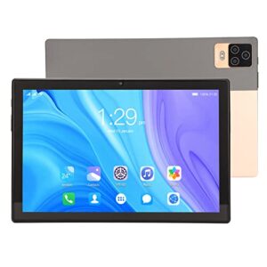 10 inch 11tablet, 6gb ram, 128gb rom, support tf card 128gb, octa core processor, 1920x1200 hd ips screen, 8 front + 20 mp rear camera, wifi, tablet pc(gold)