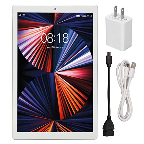 10 Inch Tablet, 10 Tablet 4GB RAM 64GB ROM 128GB Expand, 2.0 GHz Octa Core, IPS HD Screen, Dual SIM Dual Speakers, 2.4G/5G WiFi, 2+5MP Dual Camera (U.S. regulations)