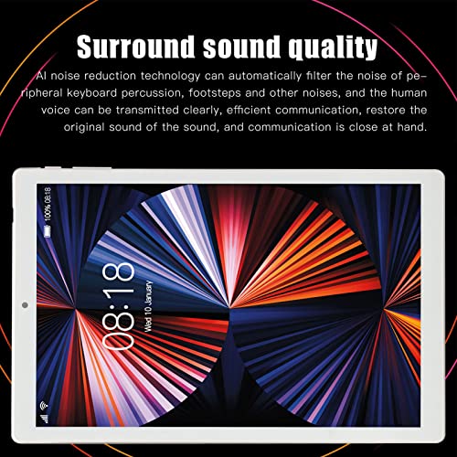 10 Inch Tablet, 10 Tablet 4GB RAM 64GB ROM 128GB Expand, 2.0 GHz Octa Core, IPS HD Screen, Dual SIM Dual Speakers, 2.4G/5G WiFi, 2+5MP Dual Camera (U.S. regulations)