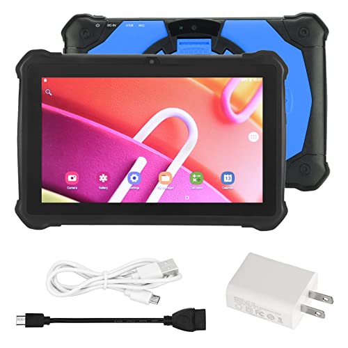 Yoidesu 7 Inch Kids Tablet, 10 Tablet 4GB RAM 32GB ROM 128GB Expand, MT6592 Octa Cores, IPS HD Screen, 2.4G/5G WiFi, 5.0, 5MP+8MP Camera (Blue)