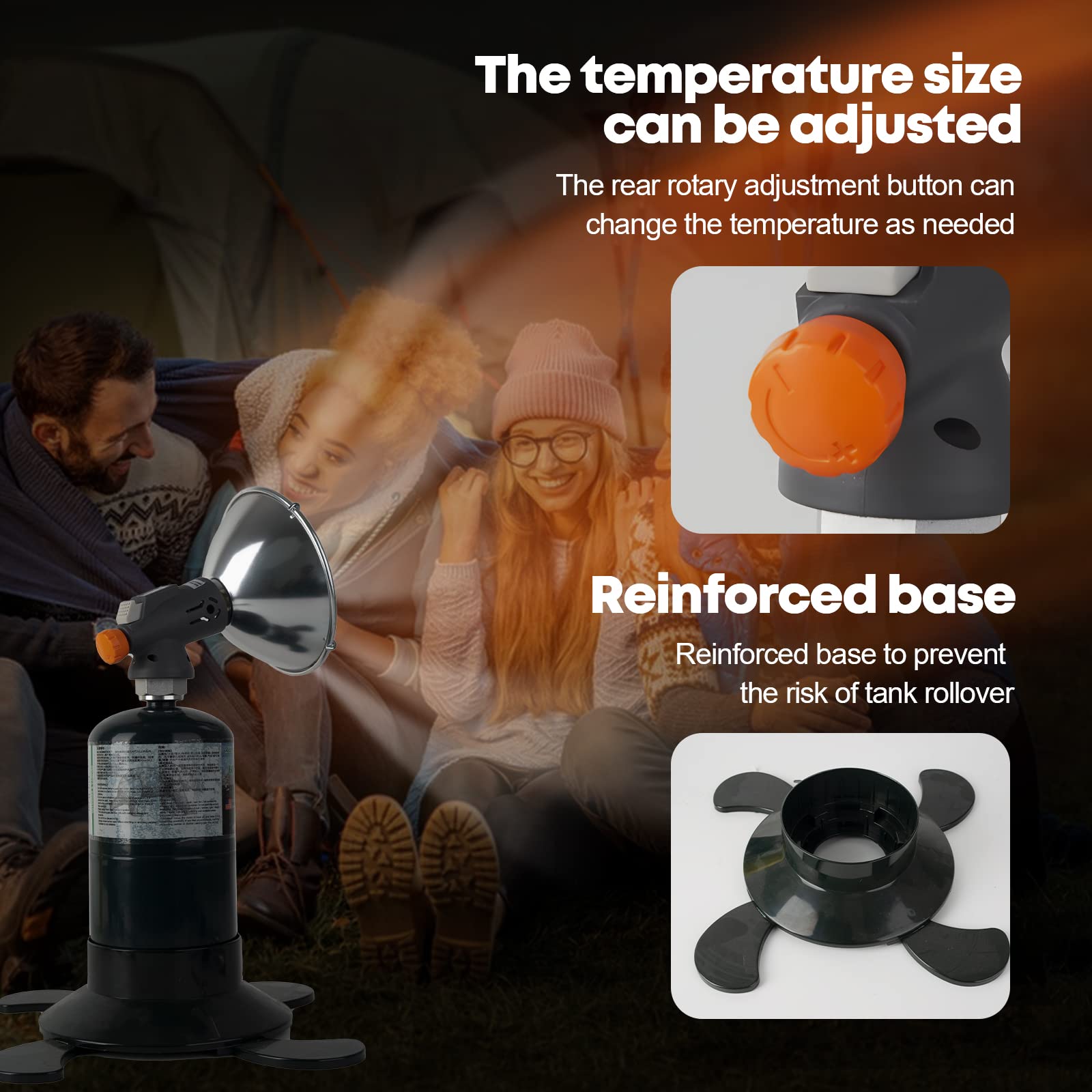 Portable Propane Heater For Outdoor, fishing, camping