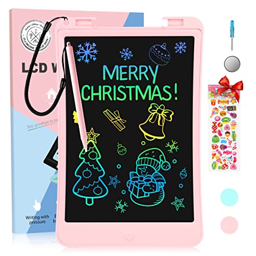 LCD Writing Tablet for Kids, ATMPC 10 inch Doodle Board with Lock Function, Erasable, Portable Drawing Board, Educational and Learning Toys for Boys and Girls Aged 3-6 Years