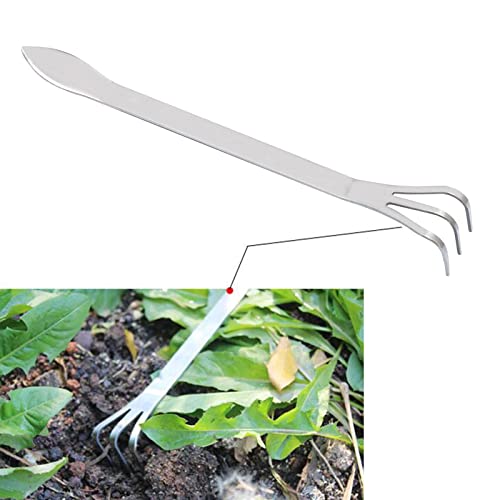 Bonsai Roots Rake 3-Prong W/Ergonomic Handle Gardening Hand Tools for for Women Men