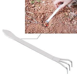 Bonsai Roots Rake 3-Prong W/Ergonomic Handle Gardening Hand Tools for for Women Men