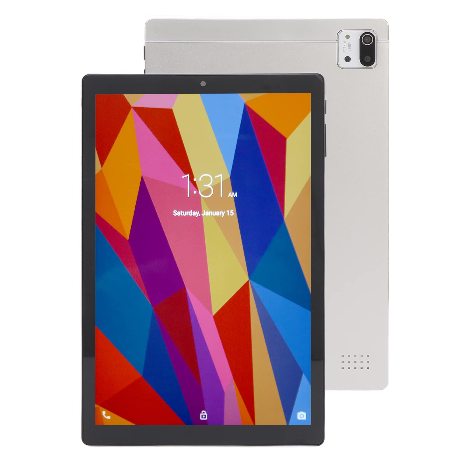 Tablet 10.1 Inch, 11 2.4 5G WiFi Tablet Phone, 8 Core CPU Processor, 6GB 128GB Storage, Dual Camera, Dual SIM Card Slot, 5.0, GPS