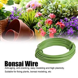 NCONCO 32.8ft Bonsai Wire Coated Flower Art Soft Iron Wire Handmade DIY Household Gardening Supplies