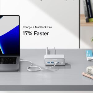 Anker 525 Charging Station,7-in-1 USB C Power Strip and Anker USB C Power Strip, 521 Power Strip