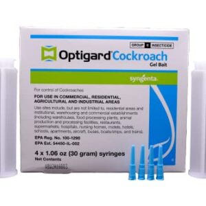 Syngenta -Optigard Cockroach Gel 4 Tips, 4 plungers, 4 Tubes