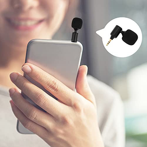 KOMBIUDA Recording Microphone smartphone microphone straight head microphone Singing Mic Podcast Microphone Home Microphone small mic Laptop Microphone sponge household online class