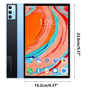 10.1-inch Smart Tablet, 1G+16G Call Game Dual Camera HD Display (Front 2.0MP+Rear 5.0MP), 1280x800 Screen Resolution, Android 6.0 Operating System Support Double Card, 4000mAh Large Capacity (Blue)