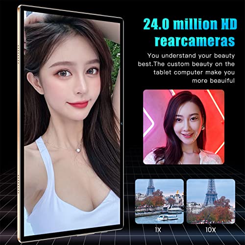 10.1-inch Smart Tablet, 1G+16G Call Game Dual Camera HD Display (Front 2.0MP+Rear 5.0MP), 1280x800 Screen Resolution, Android 6.0 Operating System Support Double Card, 4000mAh Large Capacity (Blue)