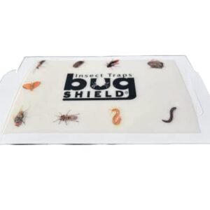 Bug Shield Sticky Glue Traps 72 Glue Boards, All Types of Incets, Spiders, Cockroaches, Ants, Cave Crickets, and More. Professional Strength Glue.