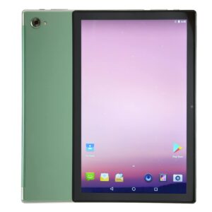 HD Tablet 1960 X 1080 10.1 Inch Tablet Green Octa Core 100 to 240V 8GB RAM 256GB ROM for Office (US Plug)