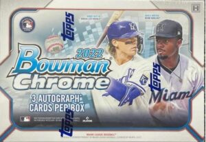 2022 bowman chrome baseball hta box