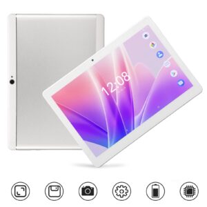 Naroote HD Tablet, 10.1 Inch Tablet with Dual Camera, 3 Card Slot Design, 2GB RAM, 32GB ROM (US Plug)