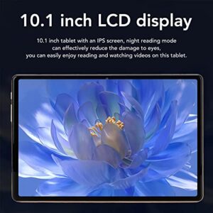 Reading Tablet, US Plug 100‑240V Octa Core CPU 5G WiFi Dual Card Slots 4G LTE Tablet 6GB RAM 128GB ROM for Work (US Plug)